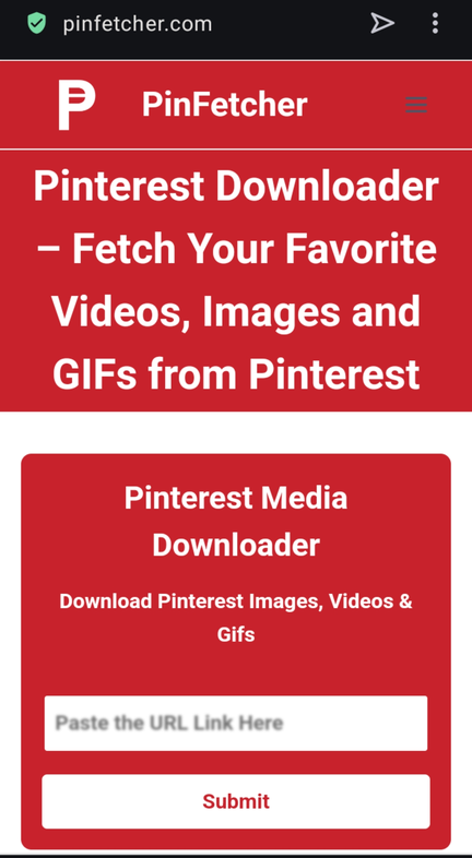 Pinterest Video Downloader – Quick Download HD Videos & GIFs